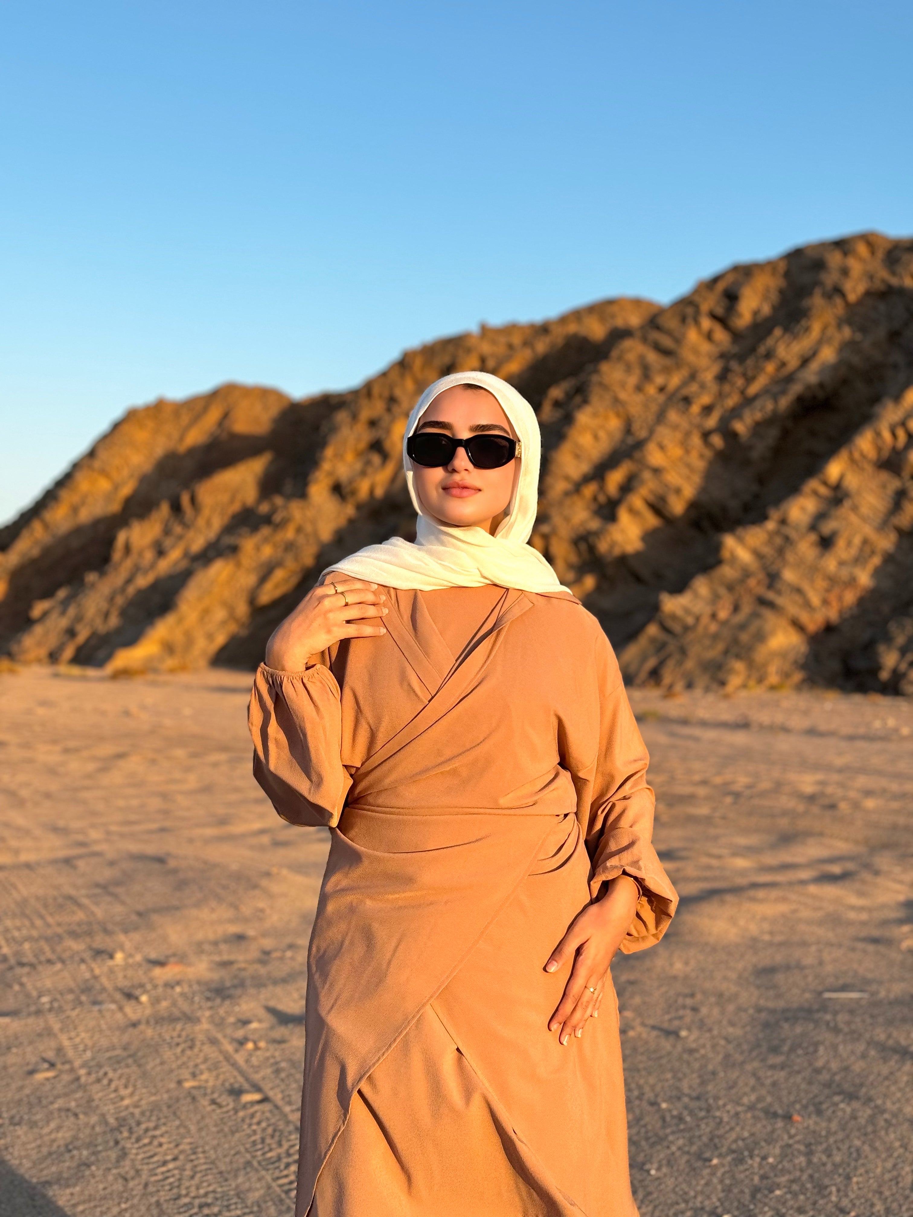 Criss-Cross Blouse Set-Cafe – Hijab Boutique